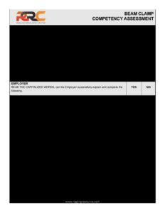 Beam_Clamp_Competency_Evaluation – Saga Training